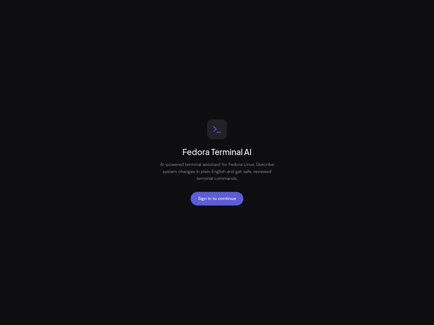 Fedora Terminal AI