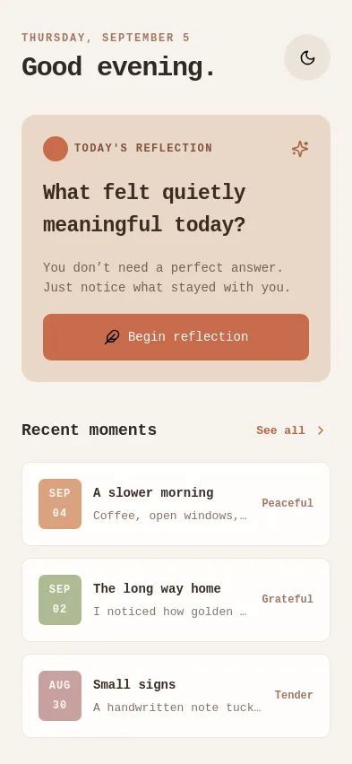 Day One Mobile Journal