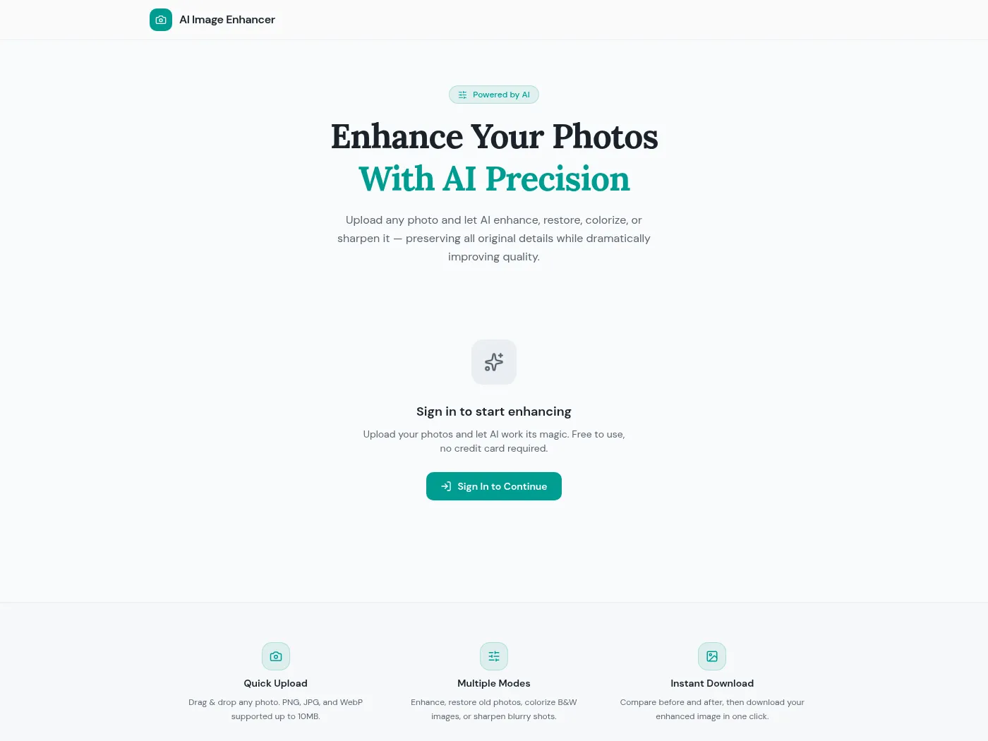 AI Image Enhancer