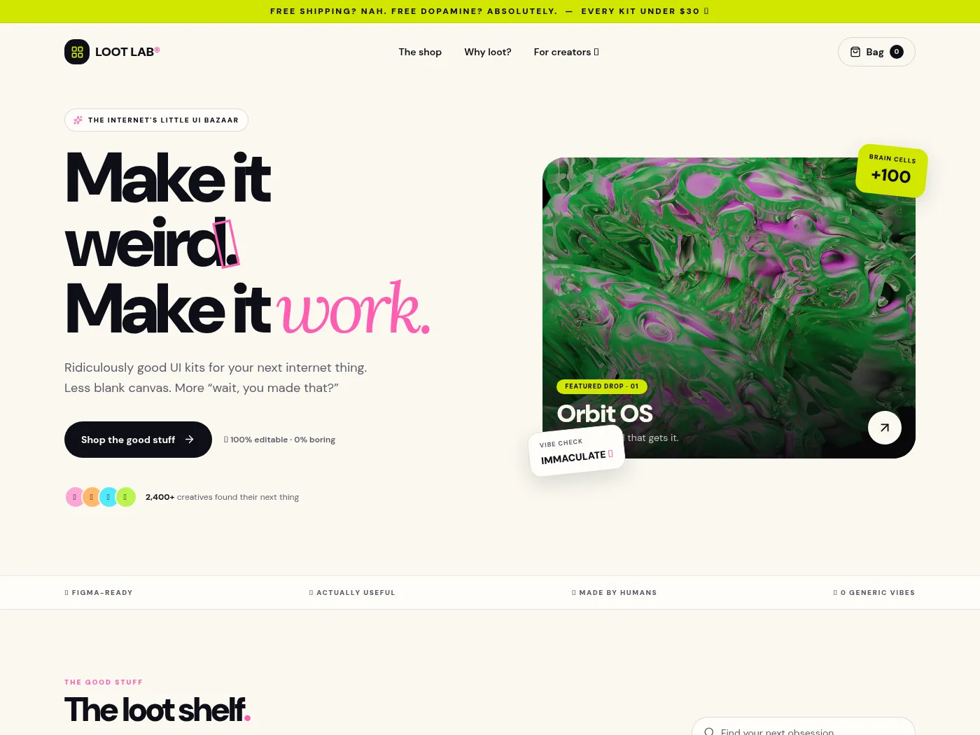 Brainrot UI Shop