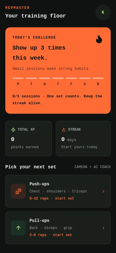 RepMaster AI Coach