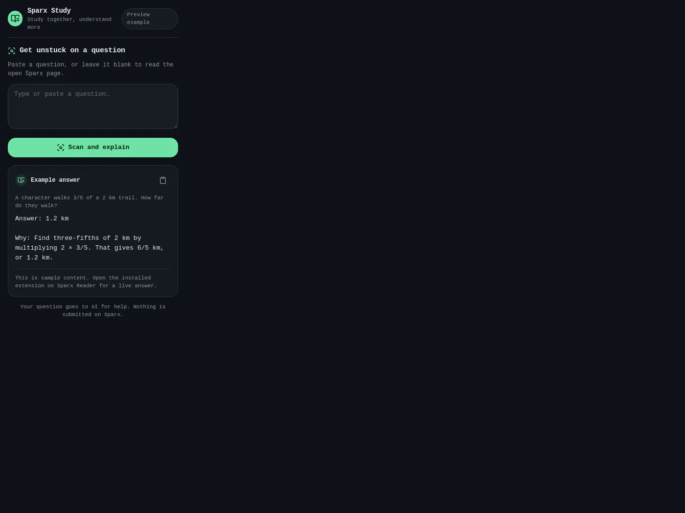 Sparx AI Assistant
