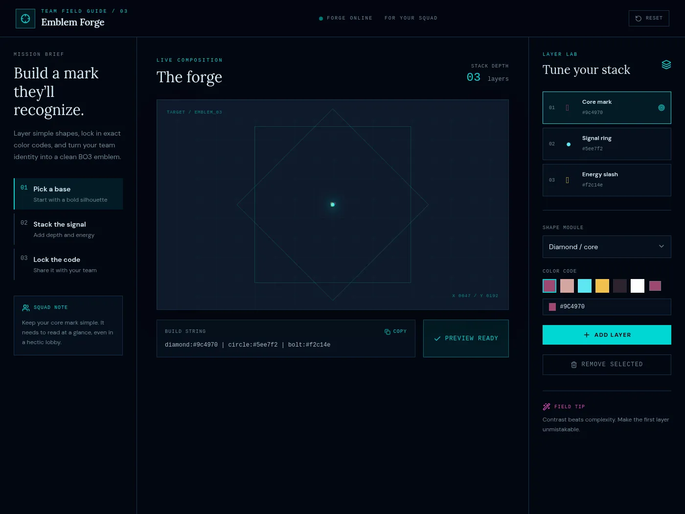 Emblem Designer Guide