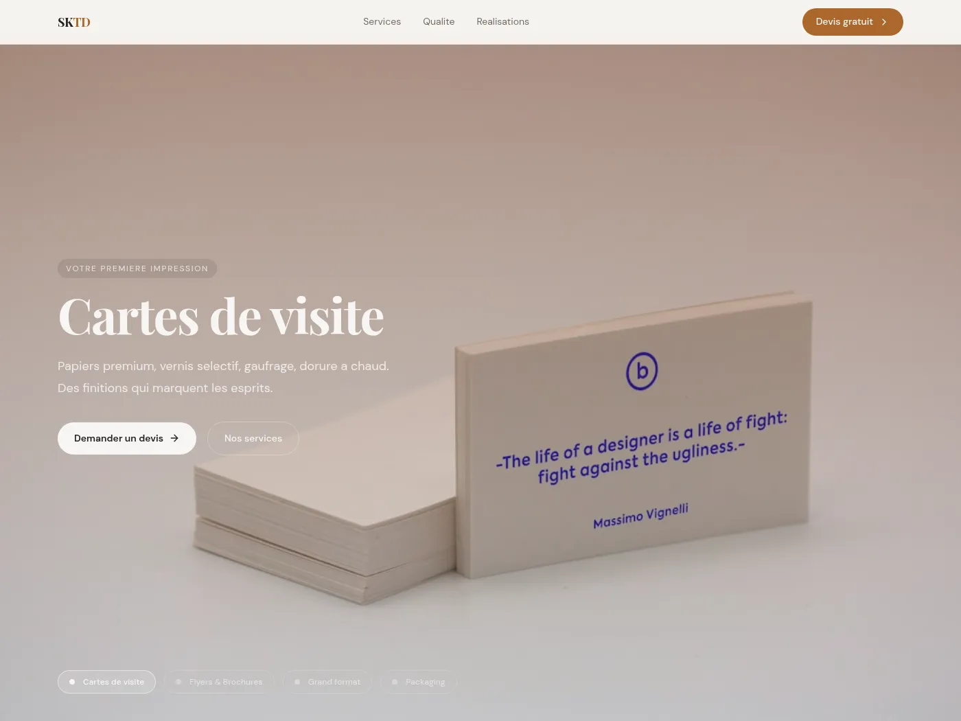 SK Technologie Design Site