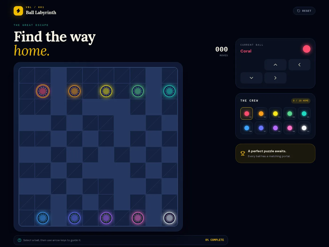 Viral Ball Labyrinth