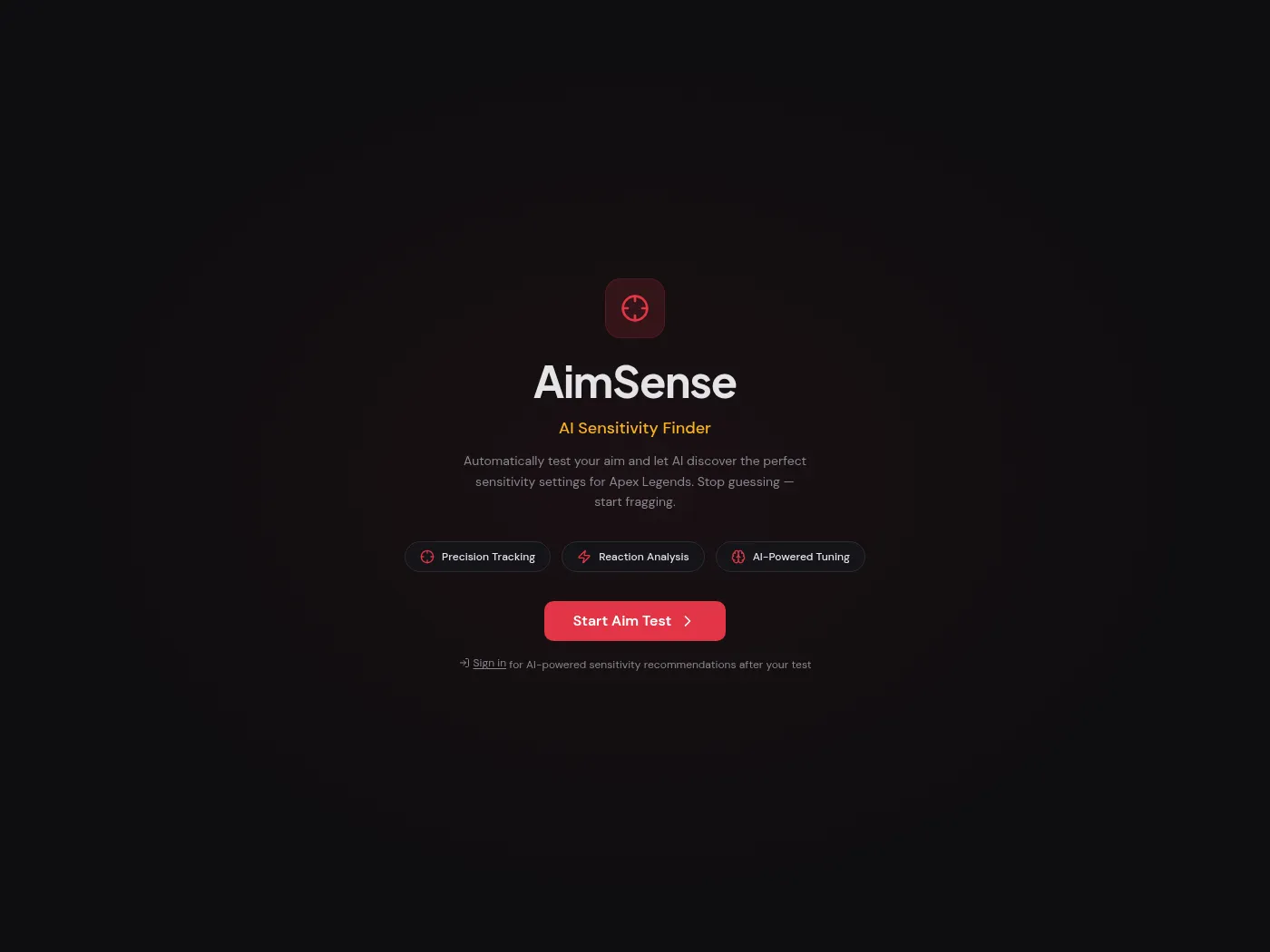 AimSense AI Finder