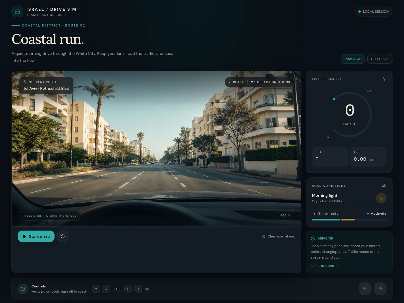 Israel Drive Sim