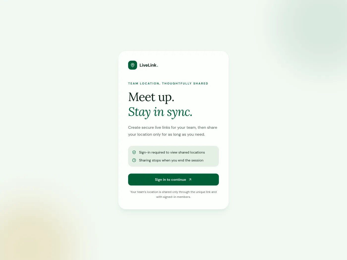 LiveLink Tracker