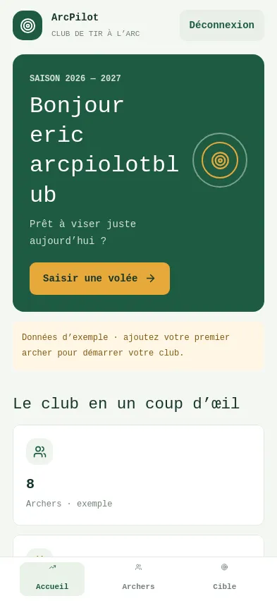 ArcPilot Club Manager