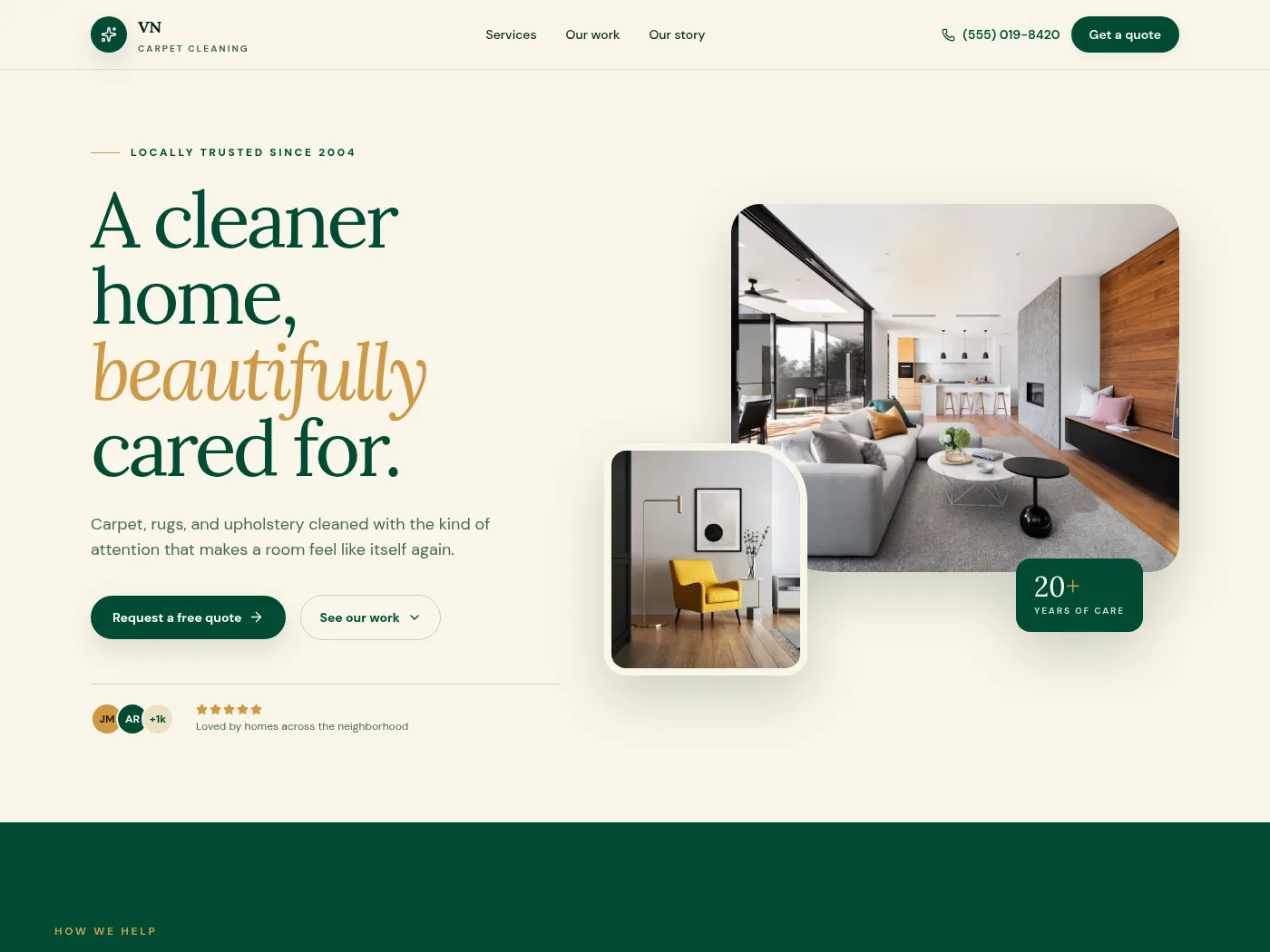 VN Carpet Cleaning Site