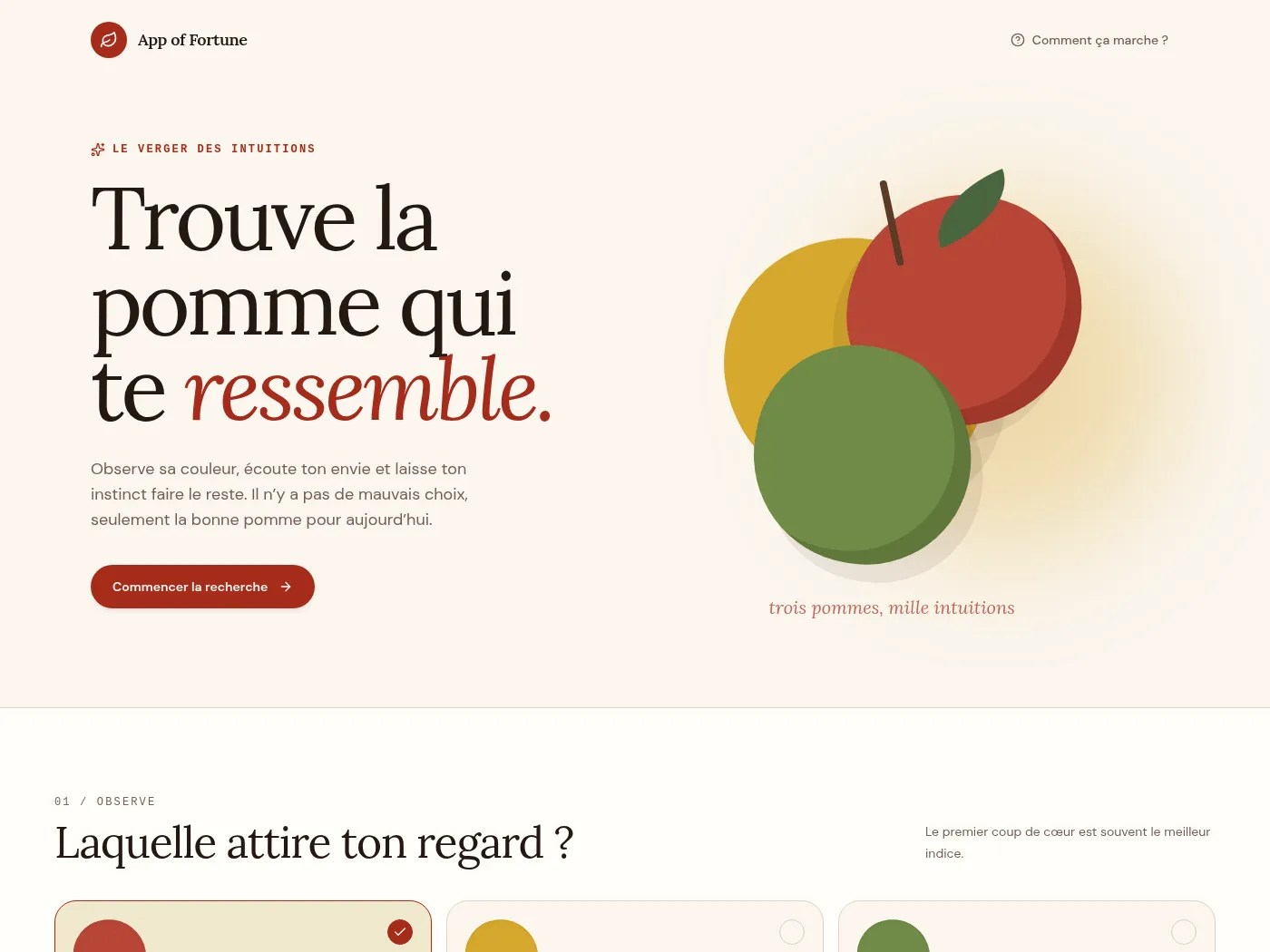 Apple Fortune Finder