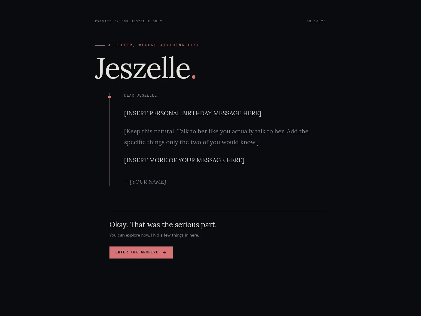 Jeszelle Friendship Archive