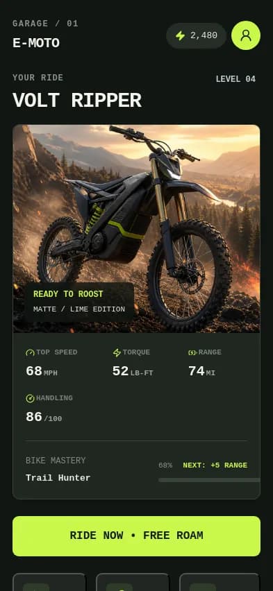 E-MOTO Dirt Legends