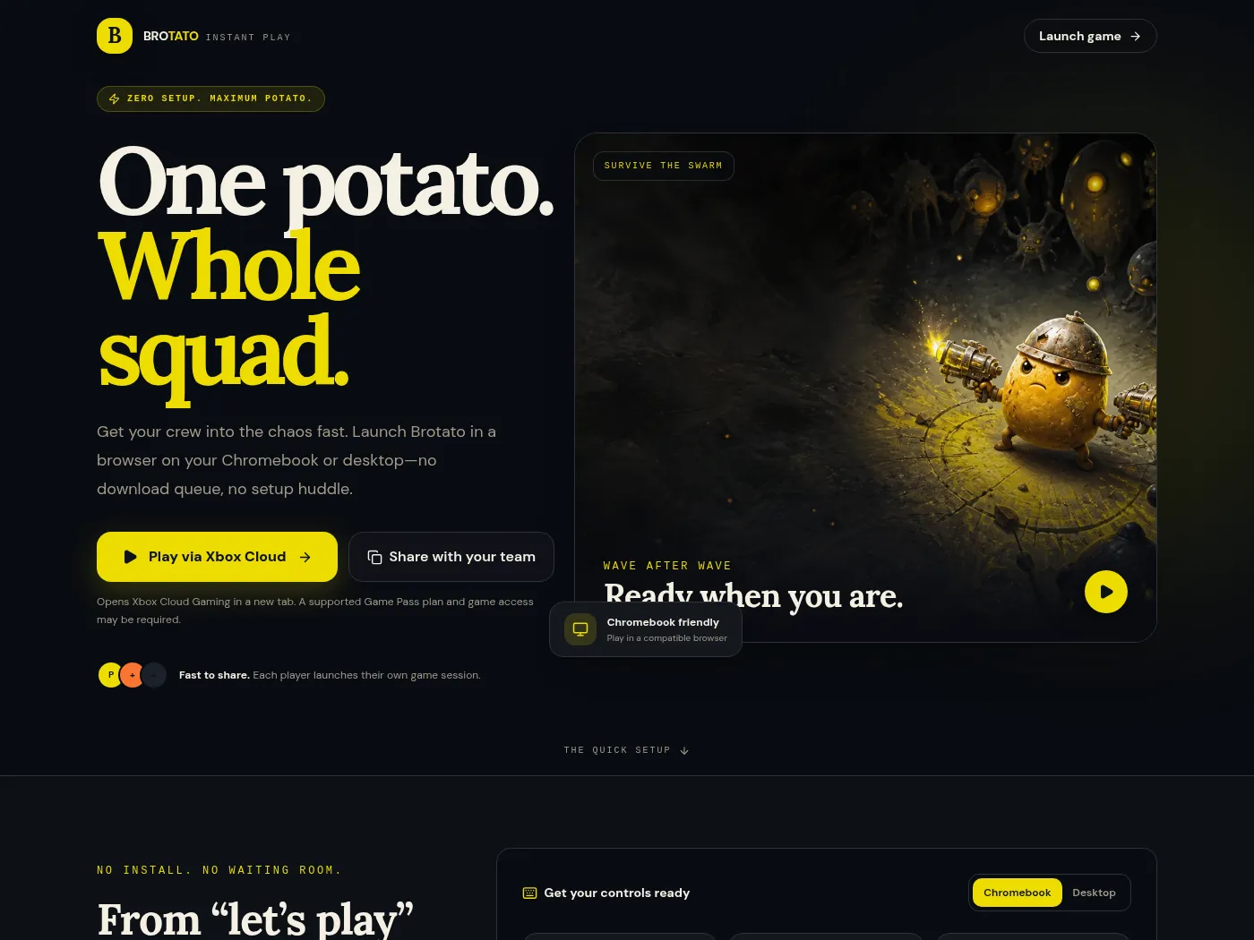 Brotato Instant Play