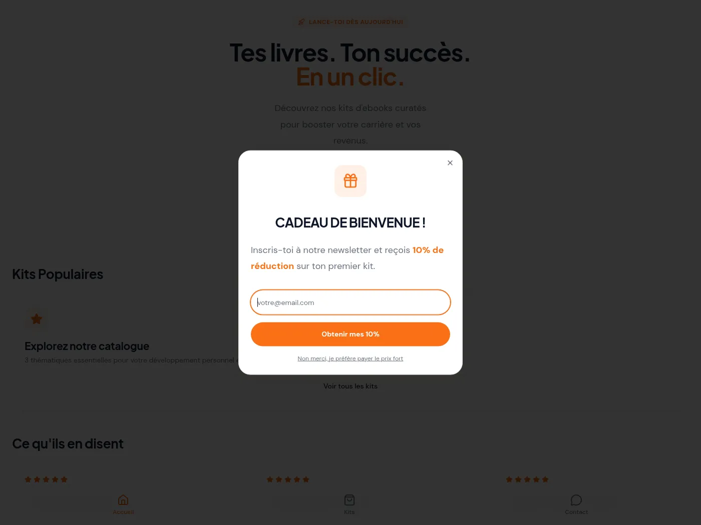 KitSavoir Ebooks Mobile Store