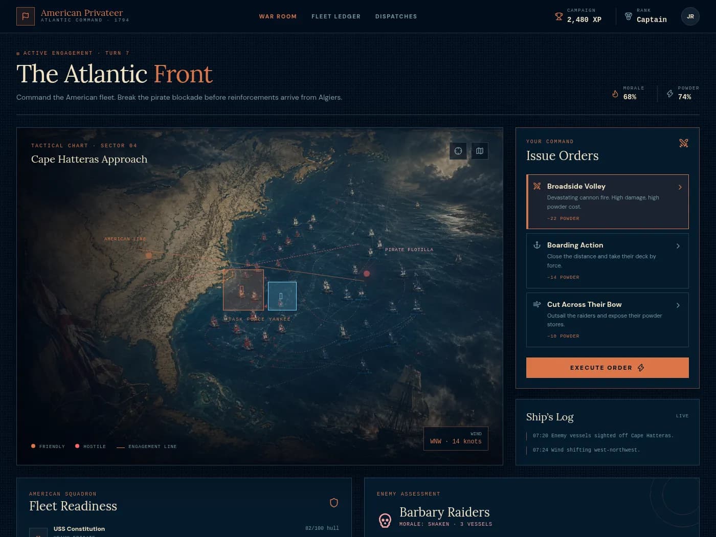 Pirate War Simulator