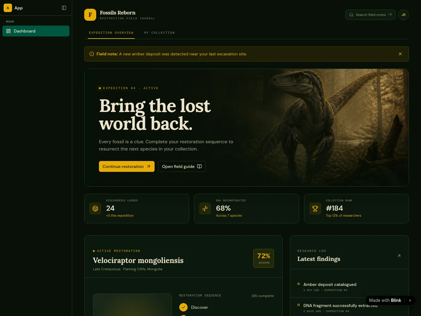 Fossils Reborn Hub
