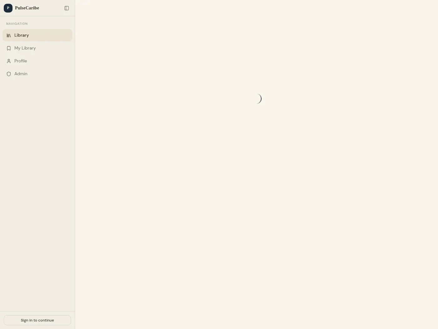 PulseCaribe Library Portal