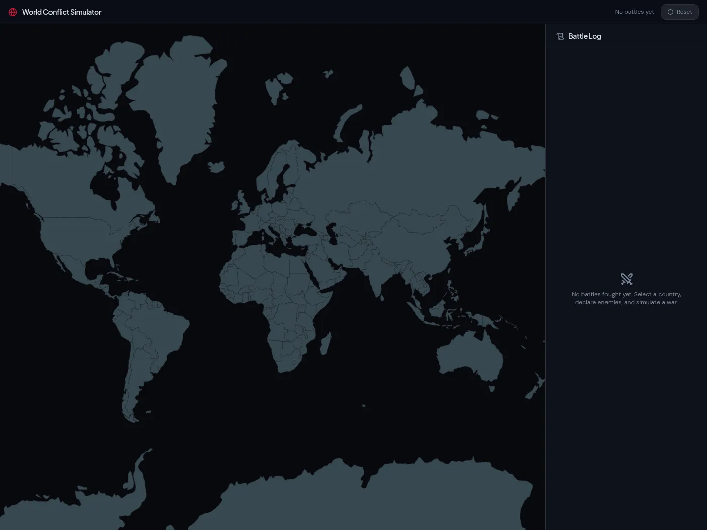 World Conflict Simulator