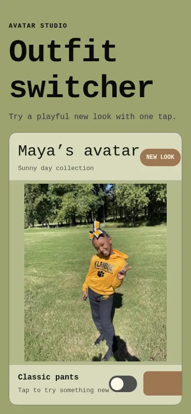 Avatar Outfit Switcher