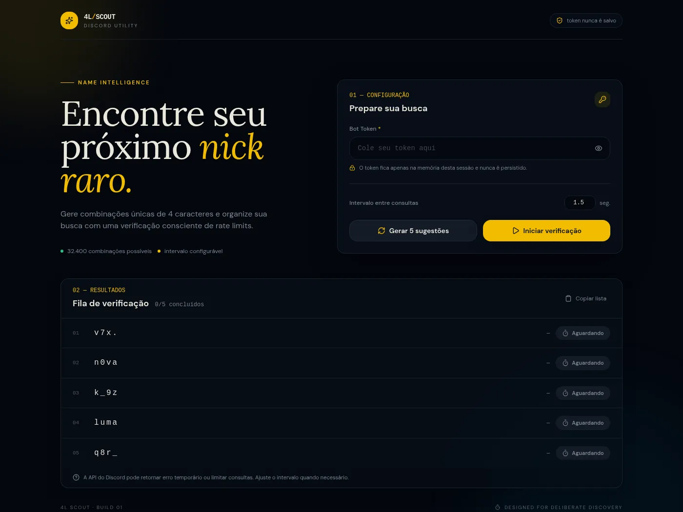 Discord Nick Checker