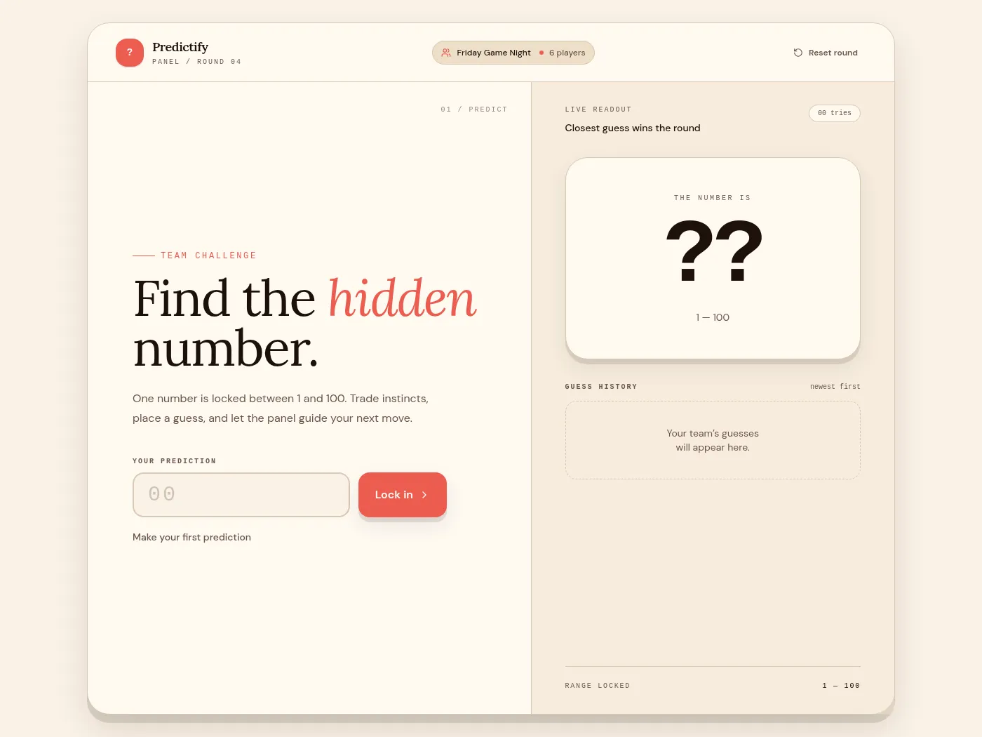 Predictify Panel
