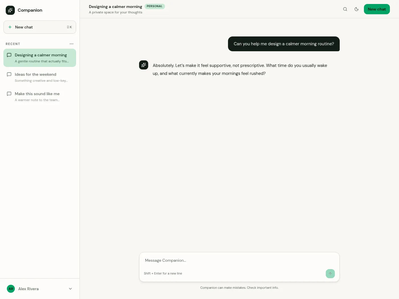 ChatGPT Web Companion