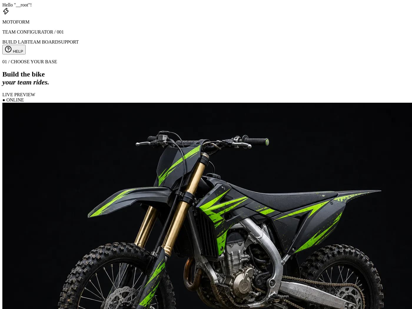 3D Bike Customizer