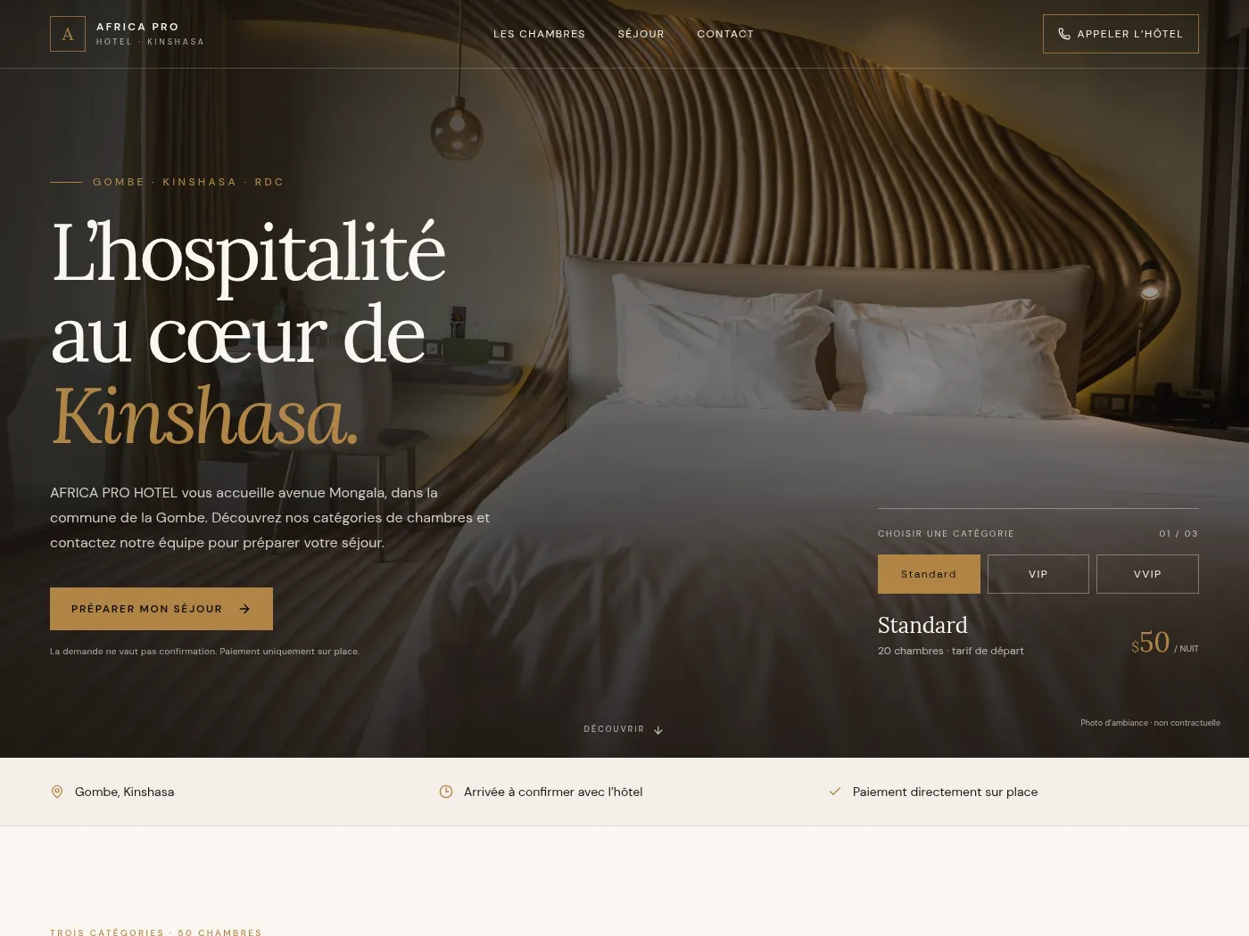 Africa Pro Hotel Suite