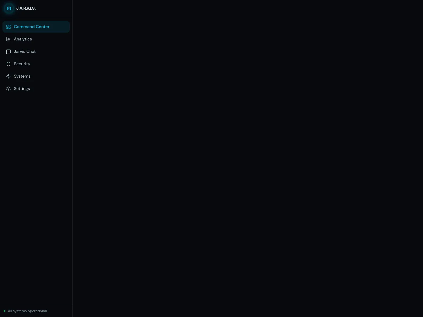 Jarvis Dashboard Pro