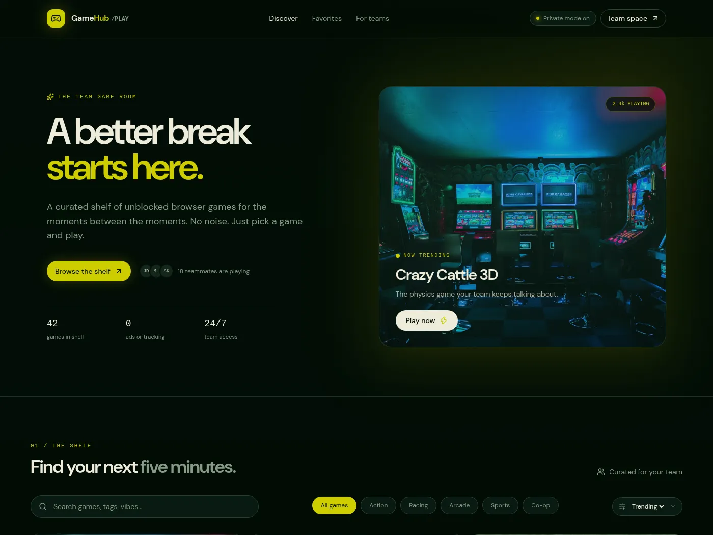 GameHub Playgrounds