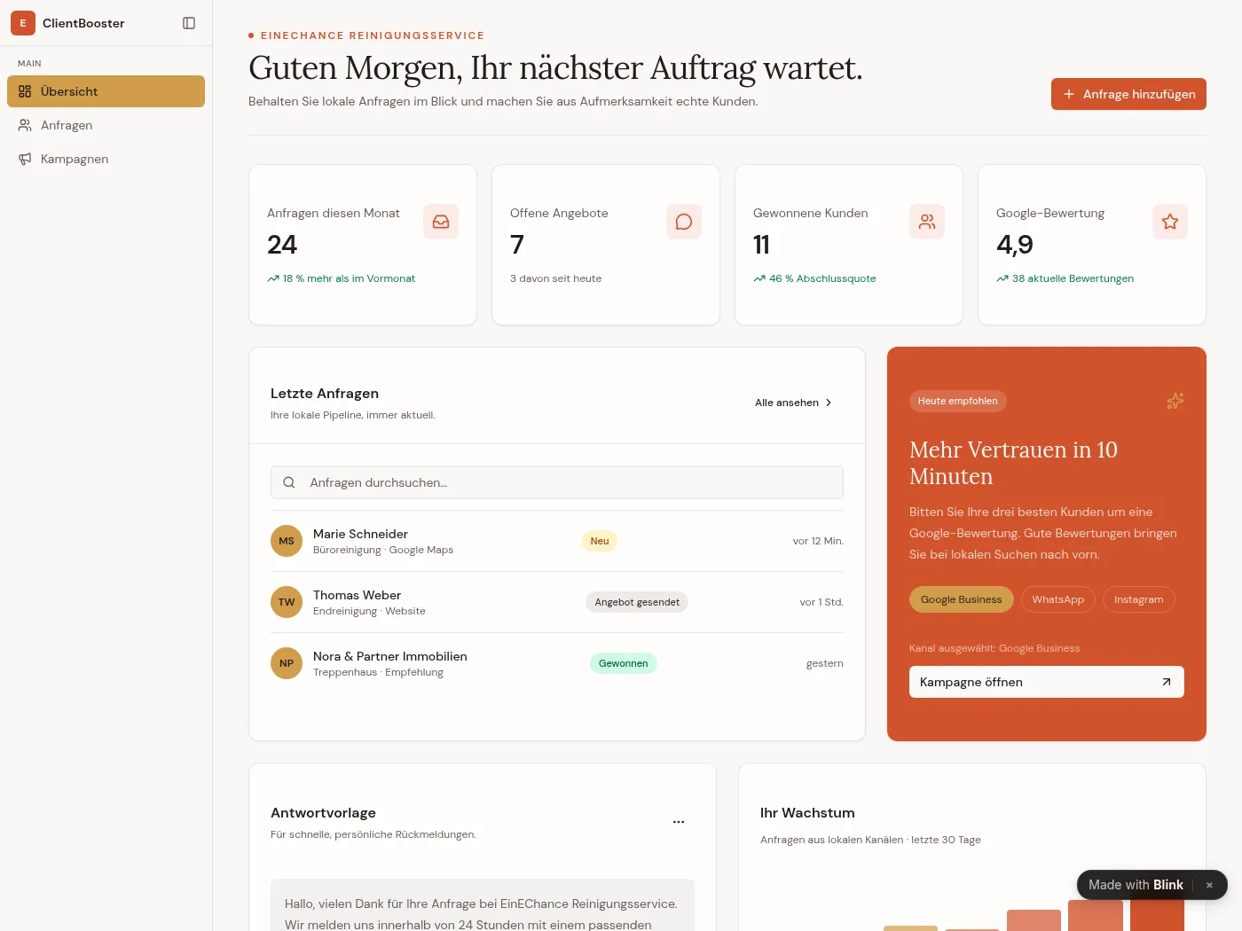 ClientBooster EinEChance