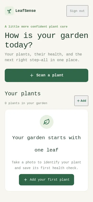 LeafSense AI App