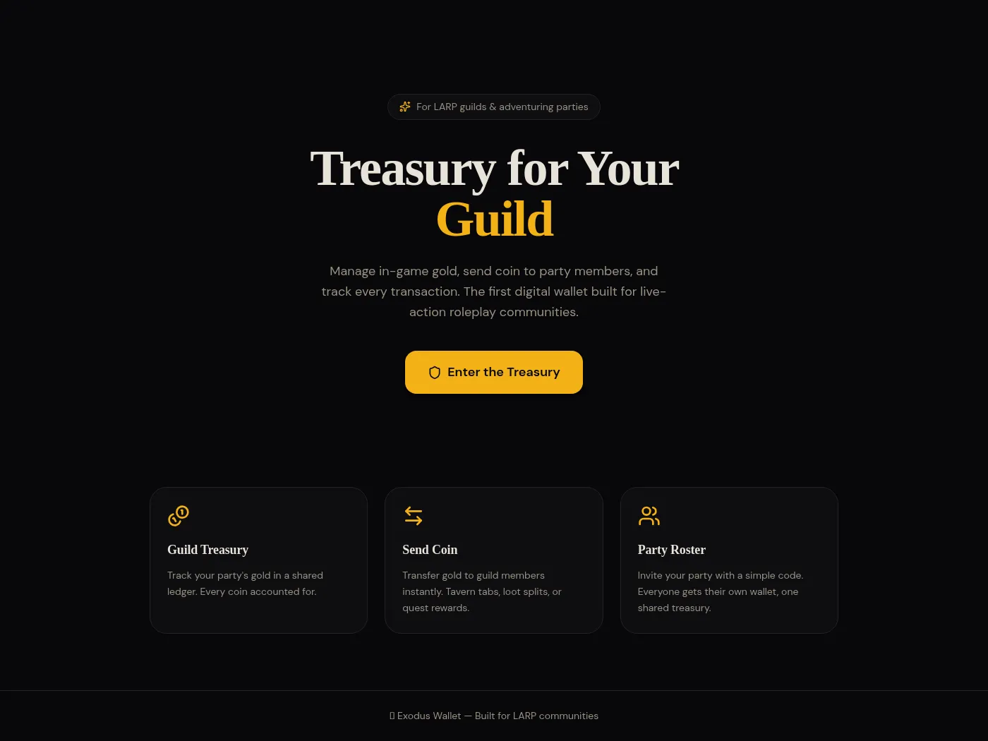 LARP Exodus Wallet