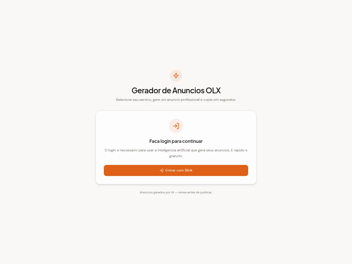 OLX Ad Generator