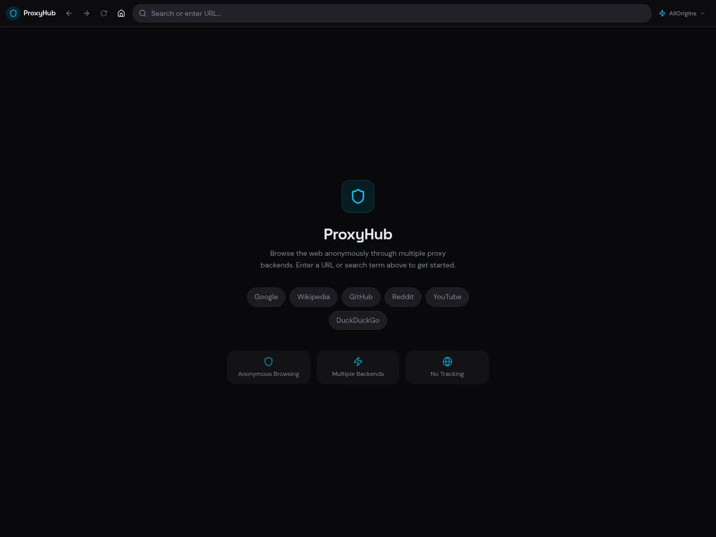ProxyHub Web Portal