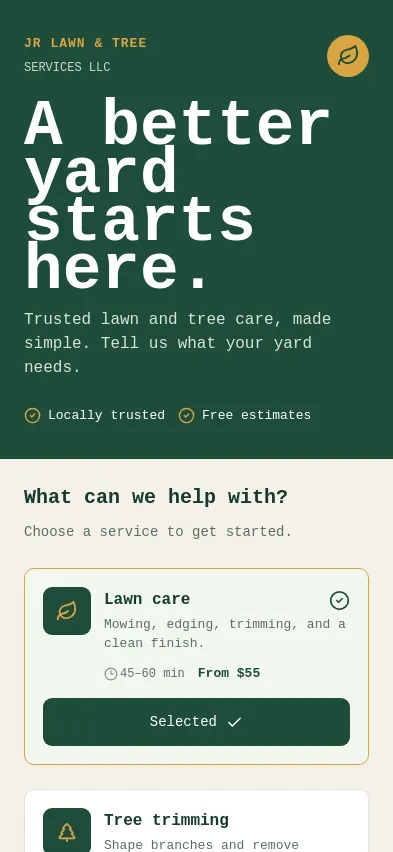 Jr Lawn & Tree App