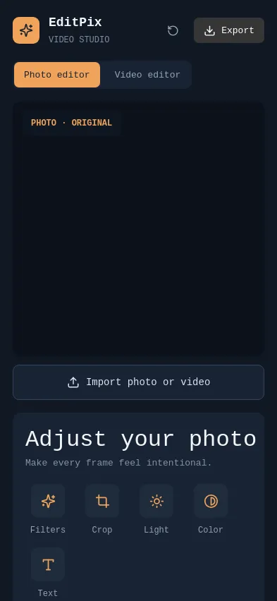 EditPix Video Studio