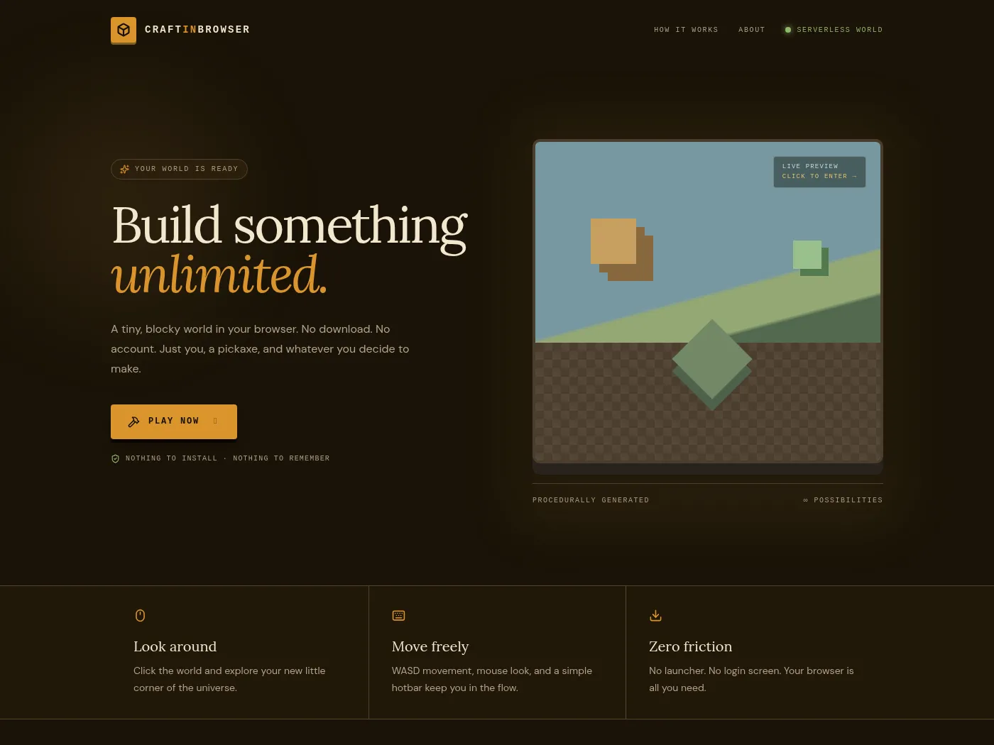 CraftInBrowser