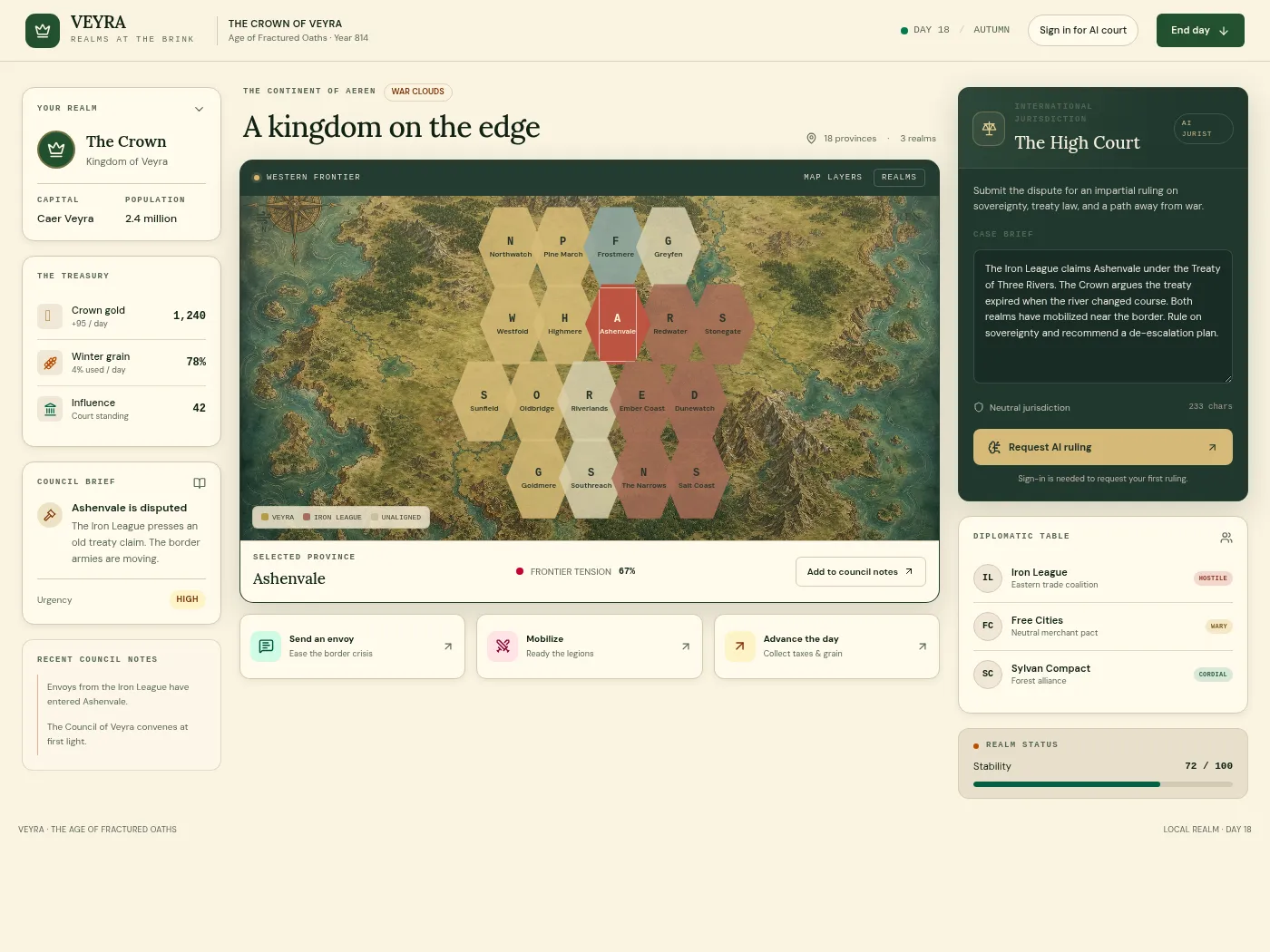 AI Nation Simulator