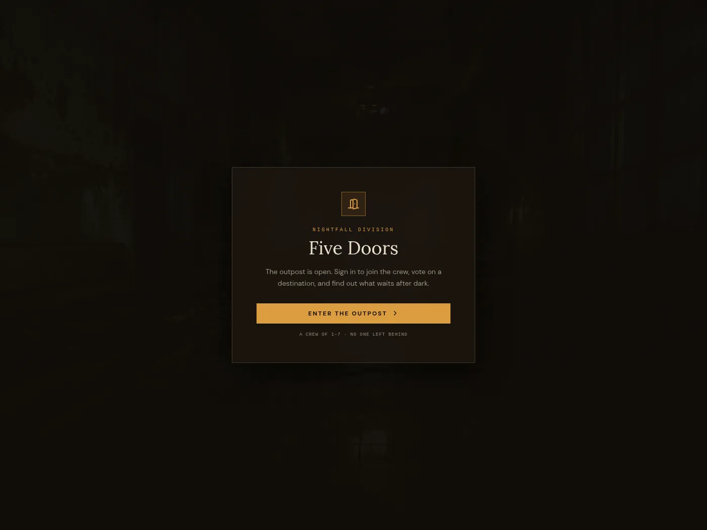 Five Doors: Nightfall