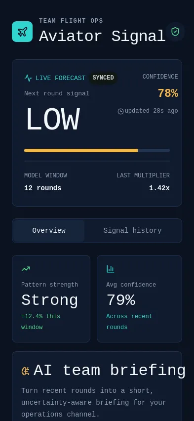 Aviator Signal Predictor