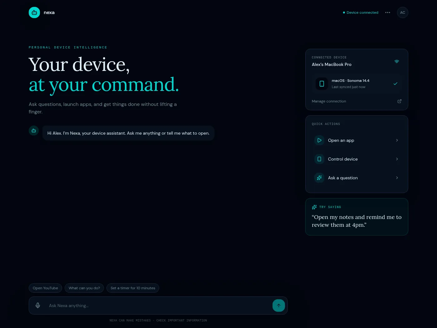 AI Device Assistant