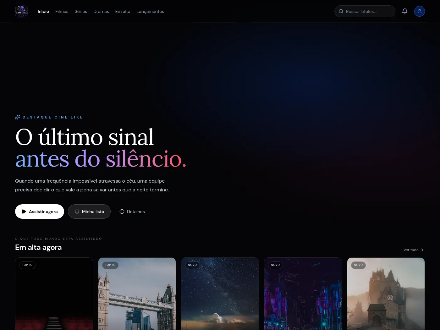 CINE LIKE Streaming Ecosystem