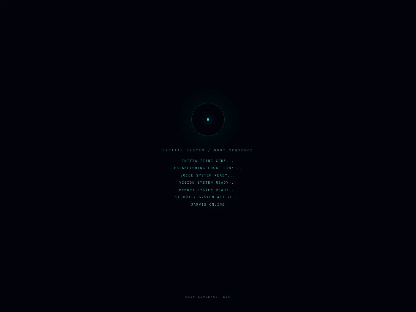 JARVIS Orbital Command Center