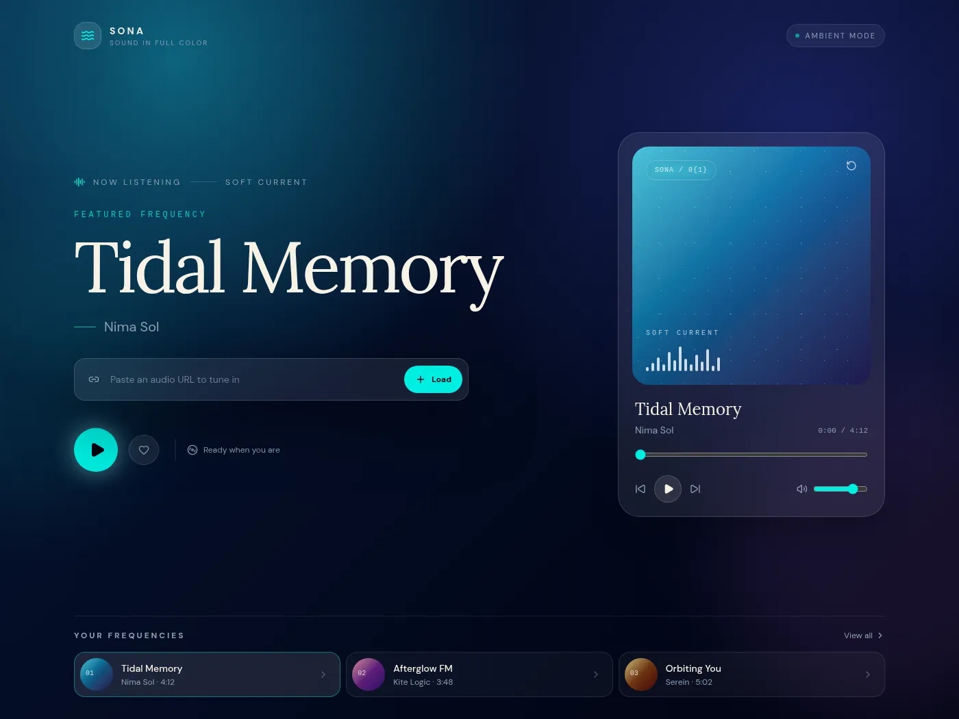 LiquidGlass Music Player