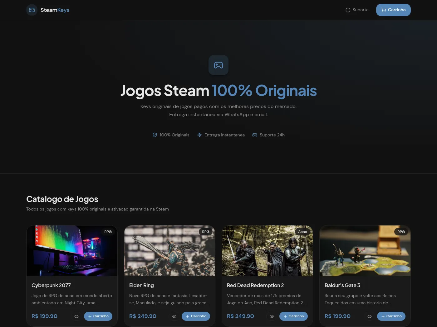 Steam Keys Shop
