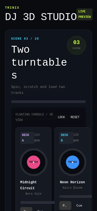 Trinix DJ 3D Studio