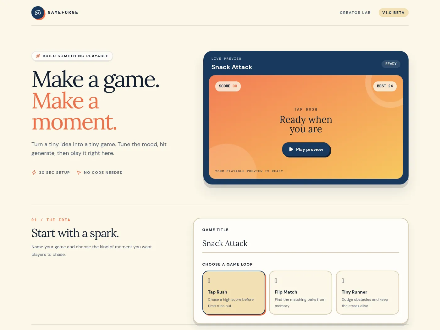 GameForge App