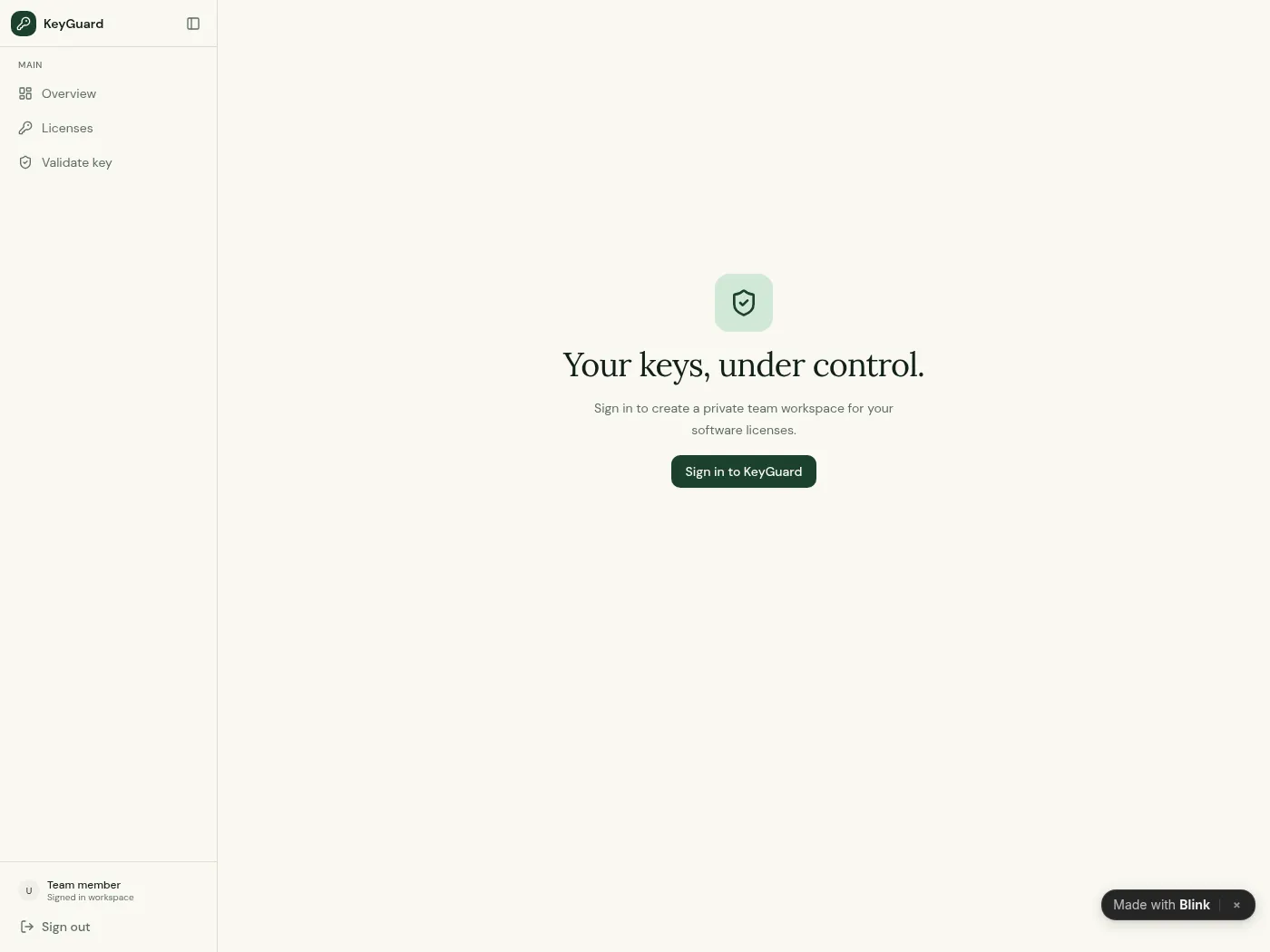 KeyGuard Manager